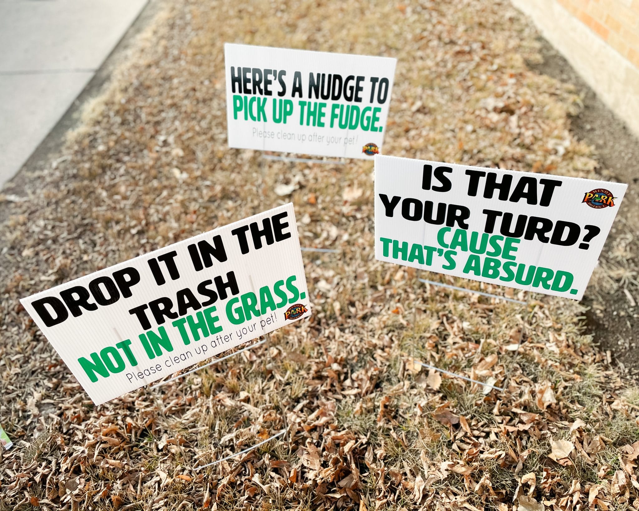 Minot Parks and Recreation | Pick up the Poo Campaign